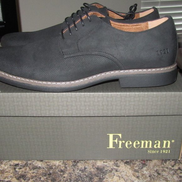 Freeman | Shoes | Mens Freeman Soft Black Color Dress Shoes Size 1 M ...